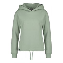 alife and kickin Kapuzensweatshirt ALIFE & KICKIN, Damen, Gr. L, alpine frost, 95% Baumwolle, 5% Elasthan, hoch geschlossener Ausschnitt, Sweatshirts