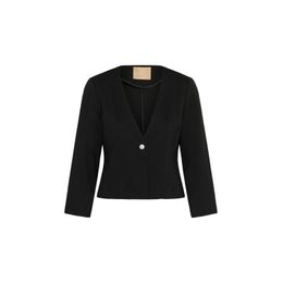 Blusenblazer Culture "Blazer CUpiil", Damen, Gr. 36, schwarz, Obermaterial: 74% Polyester PES. 22% Viskose CV. 4% Elasthan EL., Blazer Blusenblazer