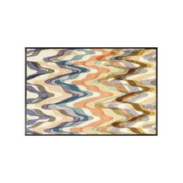 Fu&szlig;matte Gr. 1, sand, bunt, B:50cm H:7mm L:75cm, Kunstfaser, Polyamid, Teppiche, Fu&szlig;matte