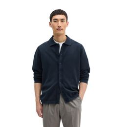 Marc O'Polo Cardigan MARC O'POLO "aus zertifizierter Bio-Baumwolle", Herren, Gr. L, schwarz navy, Obermaterial: 100% Baumwolle, unifarben, regular fit, Strickjacken