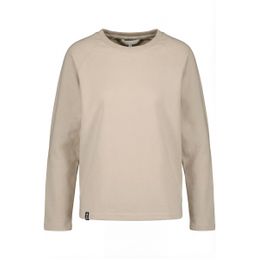 alife and kickin Sweatshirt ALIFE & KICKIN, Damen, Gr. L, pumice, 95% Baumwolle, 5% Elasthan, hoch geschlossener Ausschnitt, Sweatshirts Sweatshirt