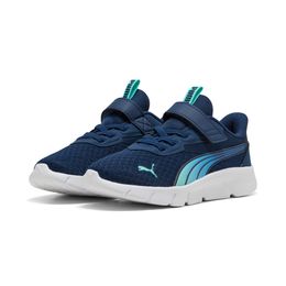 Sneaker Puma "FLEXFOCUS MODERN BLAZE FADE AC PS", M&auml;dchen, Gr. 28, persian blau, intense mint, Puma wei&szlig;, Textil, Schuhe Sneaker