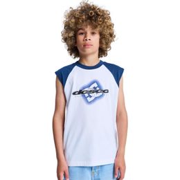 T-Shirt DC Shoes "DC Raglan", Jungen, Gr. 10(140-148cm), wei&szlig;, Obermaterial: 75% Baumwolle, 25% Baumwolle., Shirts T-Shirt