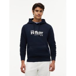 Hoodie Tommy Hilfiger "NAUTICAL GRAPHIC", Herren, Gr. L, desert sky, Sweatware, Obermaterial: 100% Baumwolle, normal, Rippb&uuml;ndchen, Sweatshirts Hoodie