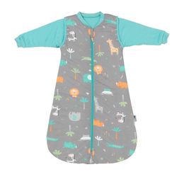 Babyschlafsack SCHLUMMERSACK "Schlafsack ohne F&uuml;&szlig;en 2.5 Tog", Baby, Gr. L: 90cm, safari, Obermaterial: 100% Baumwolle CO., Schlafs&auml;cke