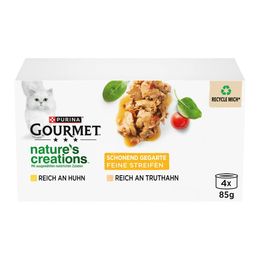 GOURMET Nature's Creations reich an Huhn und Truthahn 48x85 g