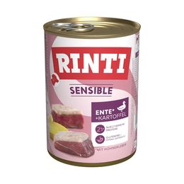 Rinti Sensible Ente & Huhn & Kartoffel Hunde-Nassfutter glutenfrei 12x400g