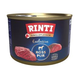 Rinti Singlefleisch Ross pur Hunde-Nassfutter getreidefrei 12x185g