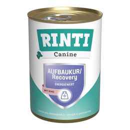 Rinti Canine Aufbaukur/Recovery Rind Hunde-Nassfutter zur Gewichtszunahme 6x400g