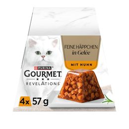 GOURMET REVELATIONS Feine H&auml;ppchen in Gel&eacute;e mit Huhn 24x57 g