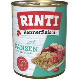 Rinti Kennerfleisch Pansen Hunde-Nassfutter getreidefrei 12x800g