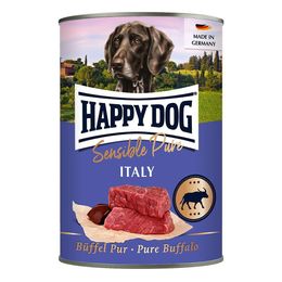 Happy Dog Sensible Pure Italy (B&uuml;ffel) Hunde-Nassfutter getreidefrei 12x400g