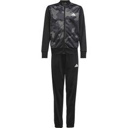 Adidas Essentials Camo Trainingsanzug Jungen - Gr&ouml;&szlig;e 128 - schwarz