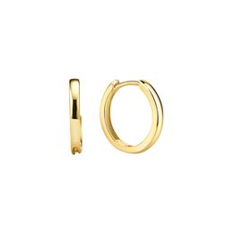 Paar Creolen Vivance "333/- Gelbgold glanz", gelb, Ohrringe, Damen, one-size, Gold