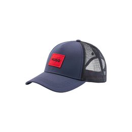 Baseball Cap Hugo "Kody-PL", Herren, blau (dunkelblau 405), Stoff, Kunstfaser, unifarben, Caps, im Tucker Style, mit Hugo Patch, unisex