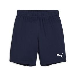 Trainingsshorts Puma "TEAMGOAL SHORTS JR", Kinder, Gr. 176, N-Gr, Puma navy, Puma wei&szlig;, Interlock, Obermaterial: 100% Polyester, unifarben, regular fit kniefrei, Hosen, aus leichtem Interlock-Material, kniefrei, sportlicher Stil