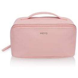 Kosmetiktasche Heys "Cosmetic Travel Bag Sch&ouml;nheit", Damen, Gr. B/H/T: 23cm x 12cm x 12cm, rosa (rose), Polyester, Taschen Kosmetiktasche, Make Up Case Beauty Bag Kulturbeutel