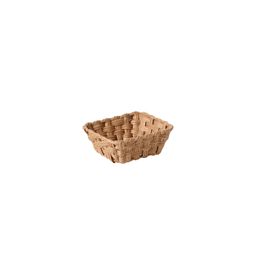 Brotkorb APS "TWIRL", braun, B:16,2cm H:6,5cm L:17,6cm, Polyprophylen (PP), Lebensmittelaufbewahrungsbeh&auml;lter, Brotkorb, mit Edelstahldraht