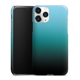 DeinDesign iPhone 11 Pro Handy Premium Case Smartphone Handyh&uuml;lle Schutzh&uuml;lle gl&auml;nzend Ombre Two-Tone Black Premium Case