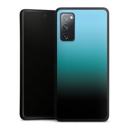 DeinDesign Galaxy S20 FE Handy Premium Silikon H&uuml;lle Handyh&uuml;lle schwarz Case Two-Tone Ombre Black Silikon Premium Case