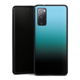 DeinDesign Galaxy S20 FE Handy Silikon H&uuml;lle Case schwarz Handyh&uuml;lle Two-Tone Ombre Black