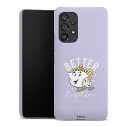 DeinDesign Galaxy A53 5G Handy Premium Case Smartphone Handyh&uuml;lle Schutzh&uuml;lle matt The Beauty And The Beast Tassilo Disney Premium Case