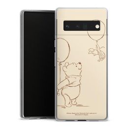 DeinDesign Google Pixel 6 Pro Handy Silikon H&uuml;lle Case transparent Handyh&uuml;lle Winnie The Pooh Official Licensed Product Disney Silikon Case