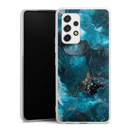 DeinDesign Galaxy A53 5G Handy Silikon H&uuml;lle Case transparent Handyh&uuml;lle Blue Marble Ocean Silikon Case