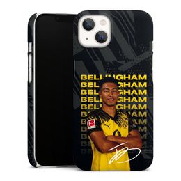 DeinDesign iPhone 13 Handy Premium Case Smartphone Handyh&uuml;lle Schutzh&uuml;lle matt Borussia Dortmund Jobe Bellingham Bvb Premium Case