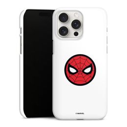 DeinDesign iPhone 15 Pro Max Handy Premium Case Smartphone Handyh&uuml;lle Schutzh&uuml;lle gl&auml;nzend Merchandise Marvel Spiderman Premium Case