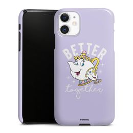DeinDesign iPhone 11 Handy Premium Case Smartphone Handyh&uuml;lle Schutzh&uuml;lle gl&auml;nzend The Beauty And The Beast Tassilo Disney Premium Case