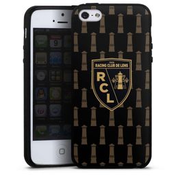 DeinDesign iPhone SE (2016-2019) Handy Silikon H&uuml;lle Case schwarz Handyh&uuml;lle Rcl Jersey Soccer