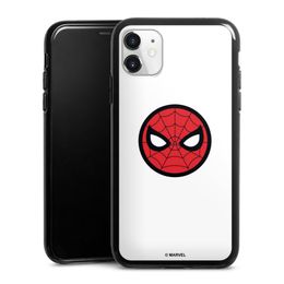 DeinDesign iPhone 11 Handy Silikon H&uuml;lle Case schwarz Handyh&uuml;lle Spiderman Merchandise Marvel