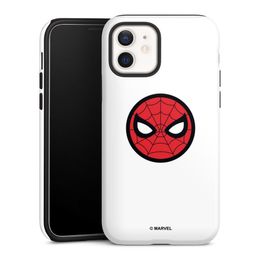 DeinDesign iPhone 12 mini Handy Panzer Handyh&uuml;lle robuste Outdoor H&uuml;lle Schutzh&uuml;lle gl&auml;nzend Merchandise Marvel Spiderman Tough Case