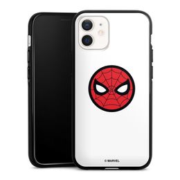 DeinDesign iPhone 12 mini Handy Silikon H&uuml;lle Case schwarz Handyh&uuml;lle Merchandise Marvel Spiderman