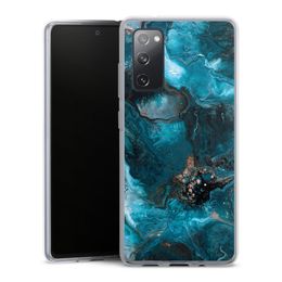 DeinDesign Galaxy S20 FE 5G Handy Silikon H&uuml;lle Case transparent Handyh&uuml;lle Blue Marble Ocean Silikon Case