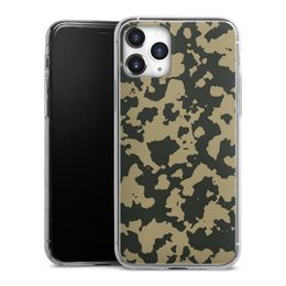 DeinDesign iPhone 11 Pro Handy Slim Case Silikon Handyh&uuml;lle transparent H&uuml;lle extra d&uuml;nn Camouflage Army Soldier Silikon Slim Case