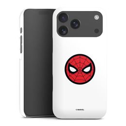 DeinDesign iPhone 17 Pro Max Handy Premium Case Smartphone Handyh&uuml;lle Schutzh&uuml;lle gl&auml;nzend Merchandise Marvel Spiderman Premium Case