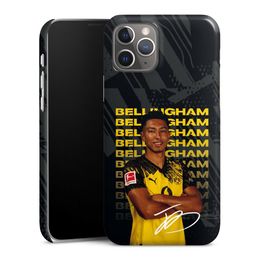 DeinDesign iPhone 12 Pro Handy Premium Case Smartphone Handyh&uuml;lle Schutzh&uuml;lle gl&auml;nzend Borussia Dortmund Jobe Bellingham Bvb Premium Case
