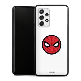DeinDesign Galaxy A53 5G Handy Silikon H&uuml;lle Case schwarz Handyh&uuml;lle Spiderman Merchandise Marvel