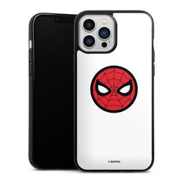DeinDesign iPhone 13 Pro Max Handy Silikon H&uuml;lle Case schwarz Handyh&uuml;lle Merchandise Marvel Spiderman