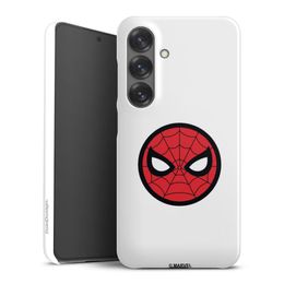 DeinDesign Galaxy S25 Handy Premium Case Smartphone Handyh&uuml;lle Schutzh&uuml;lle gl&auml;nzend Merchandise Marvel Spiderman Premium Case
