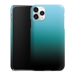 DeinDesign iPhone 11 Pro Max Handy Premium Case Smartphone Handyh&uuml;lle Schutzh&uuml;lle gl&auml;nzend Ombre Two-Tone Black Premium Case