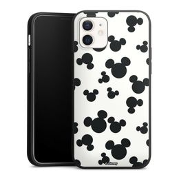 DeinDesign iPhone 12 Handy Premium Silikon H&uuml;lle Handyh&uuml;lle schwarz Case Mickey Mouse Official Licensed Product Disney Silikon Premium Case