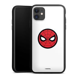 DeinDesign iPhone 11 Handy Premium Silikon H&uuml;lle Handyh&uuml;lle schwarz Case Spiderman Merchandise Marvel Silikon Premium Case