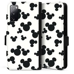 DeinDesign Galaxy S20 Handy Klapph&uuml;lle Handyh&uuml;lle aus Kunst Leder schwarz Flip Case Mickey Mouse Official Licensed Product Disney Sideflip mit Lasche