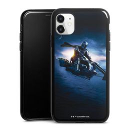 DeinDesign iPhone 11 Handy Silikon H&uuml;lle Case schwarz Handyh&uuml;lle Star Wars Merchandise The Mandalorian