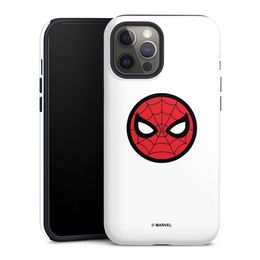 DeinDesign iPhone 12 Pro Handy Panzer Handyh&uuml;lle robuste Outdoor H&uuml;lle Schutzh&uuml;lle matt Merchandise Marvel Spiderman Tough Case