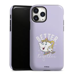 DeinDesign iPhone 11 Pro Handy Panzer Handyh&uuml;lle robuste Outdoor H&uuml;lle Schutzh&uuml;lle gl&auml;nzend The Beauty And The Beast Tassilo Disney Tough Case