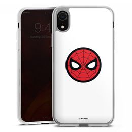 DeinDesign iPhone Xr Handy Silikon H&uuml;lle Case transparent Handyh&uuml;lle Merchandise Marvel Spiderman Silikon Case